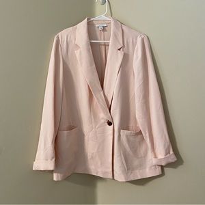 Topshop | Jackets & Coats | New Topshop Baby Pink Oversized Blazer ...